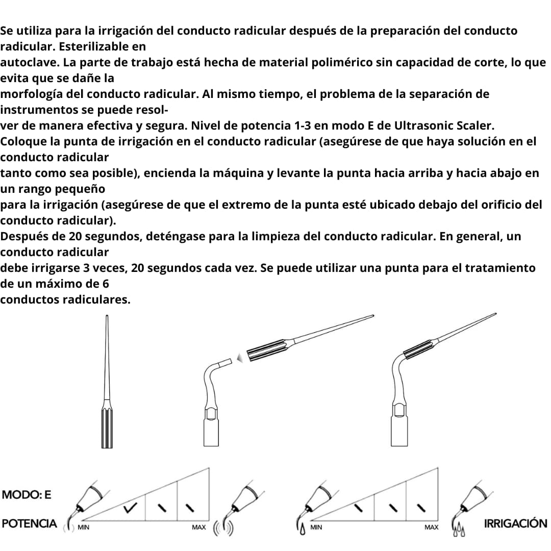 Punta Escariador E74 Endodoncia DTE