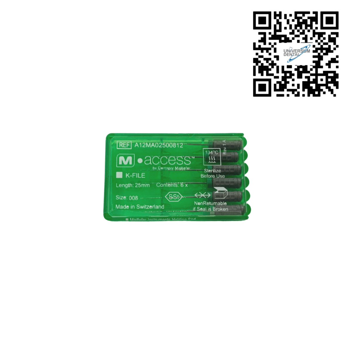 Limas K-File M Access 21mm 008 6pz Dentsply Sirona